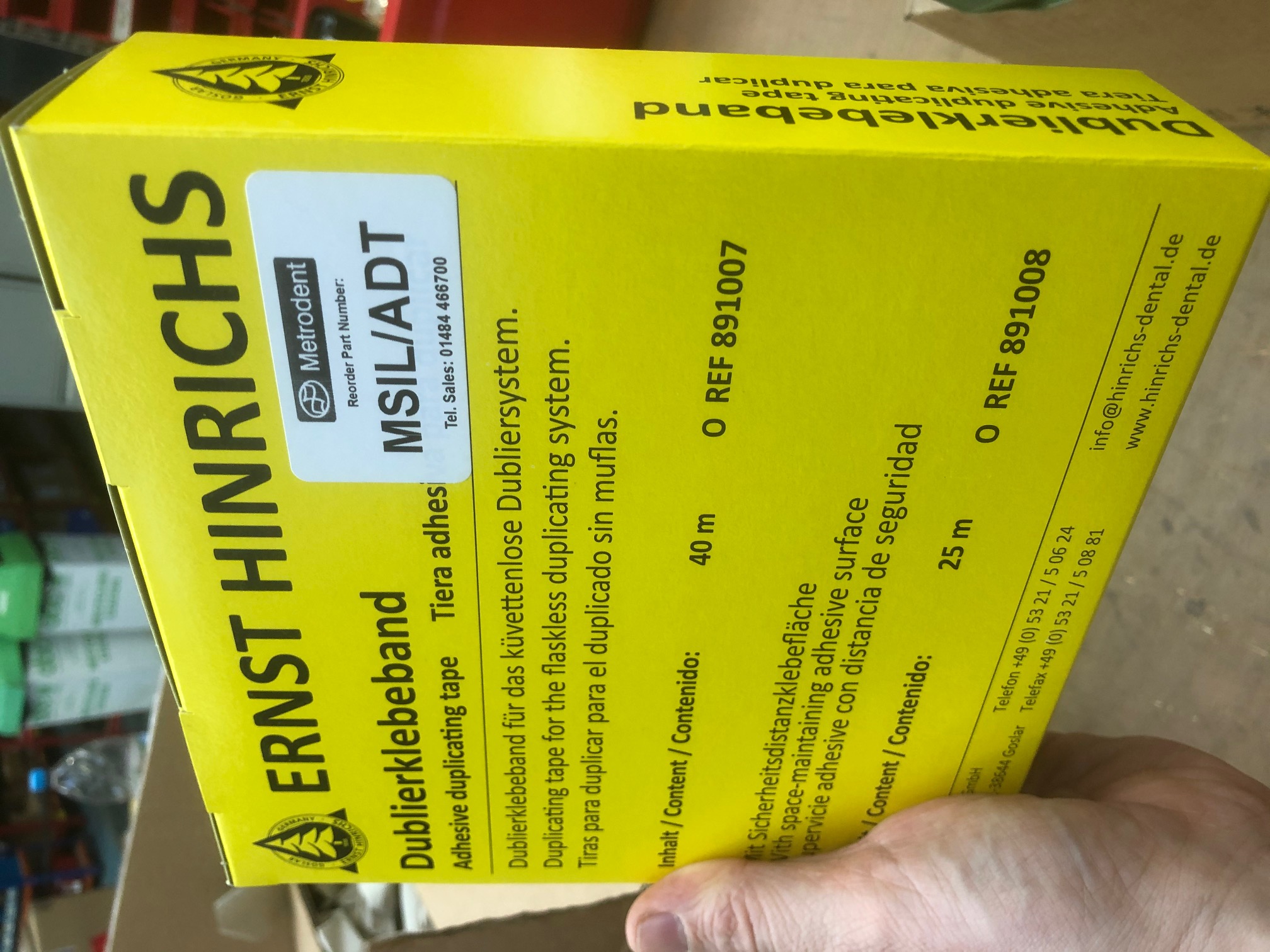 Metrosil 18, 24 and Rapid | Metrodent