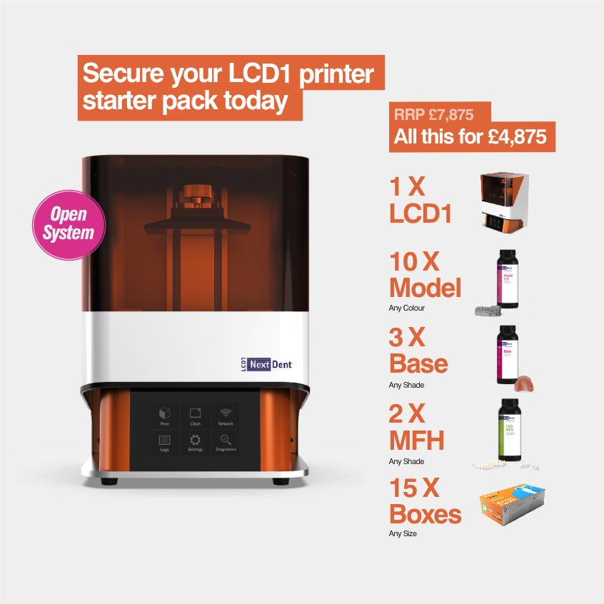 NextDent – LCD1 3D ‘Open’ Printer | Metrodent