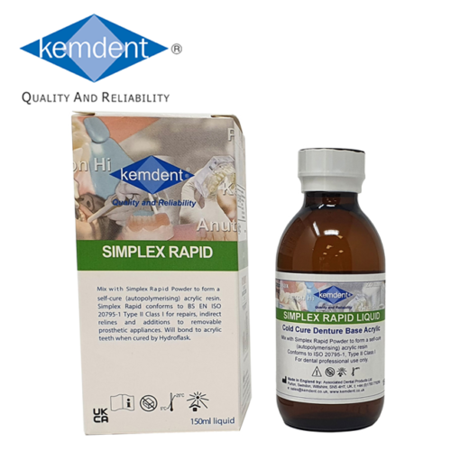 Simplex – self-curing and cold cured acrylic | Metrodent